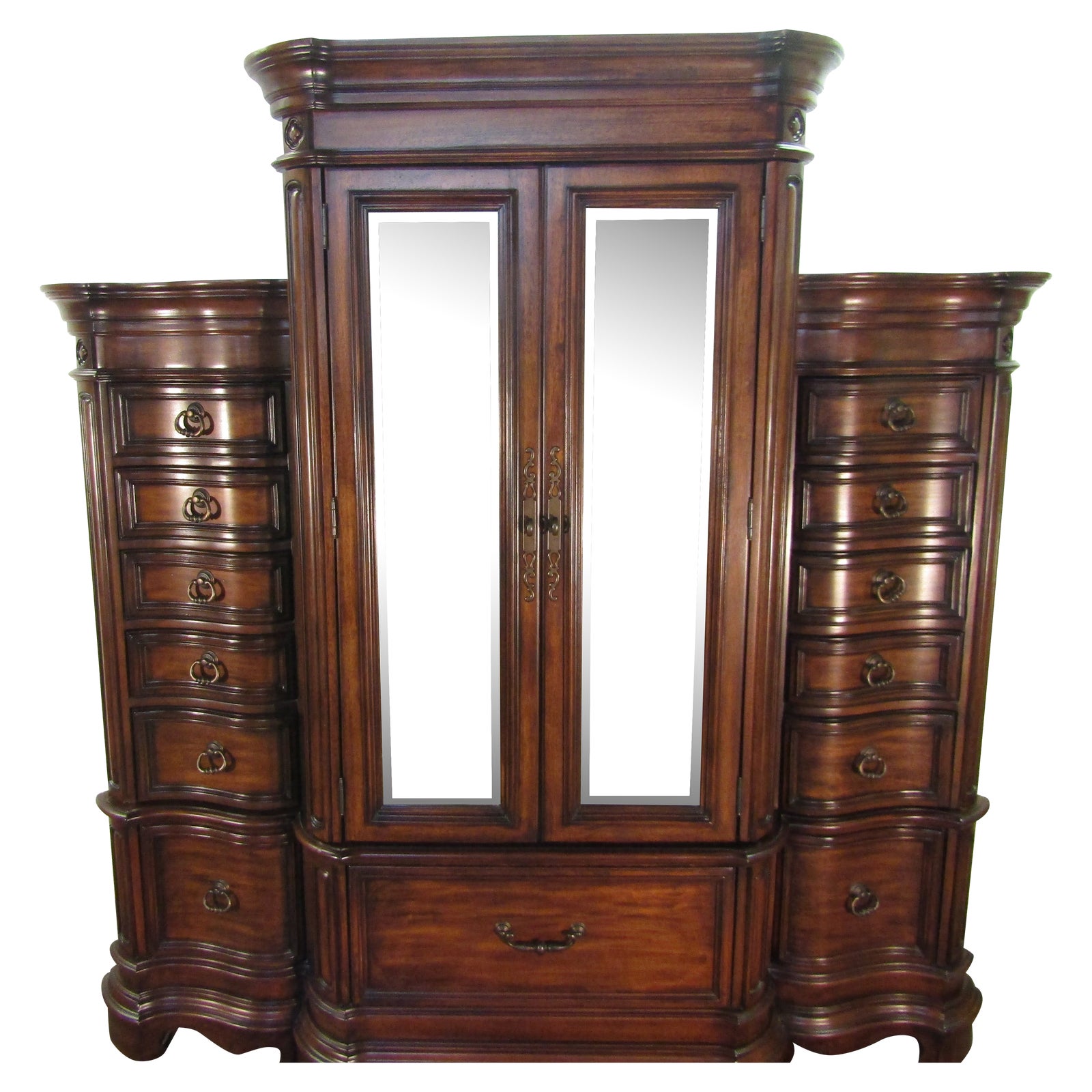 Pulaski Cherry Gentlemans Chest | Chairish