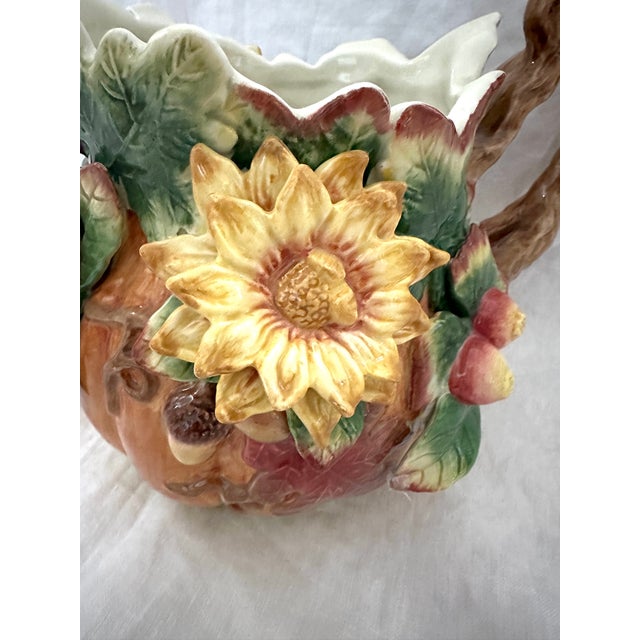 Fitz and Floyd Autumn Splendor Pitcher | Chairish