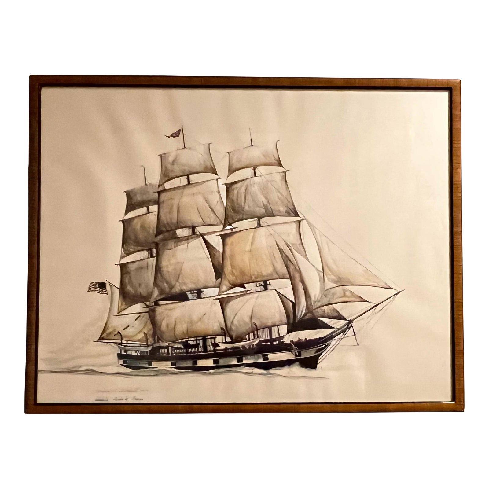 James Archibald Mitchell III Signed Limited Edition Colored Lithograph ...