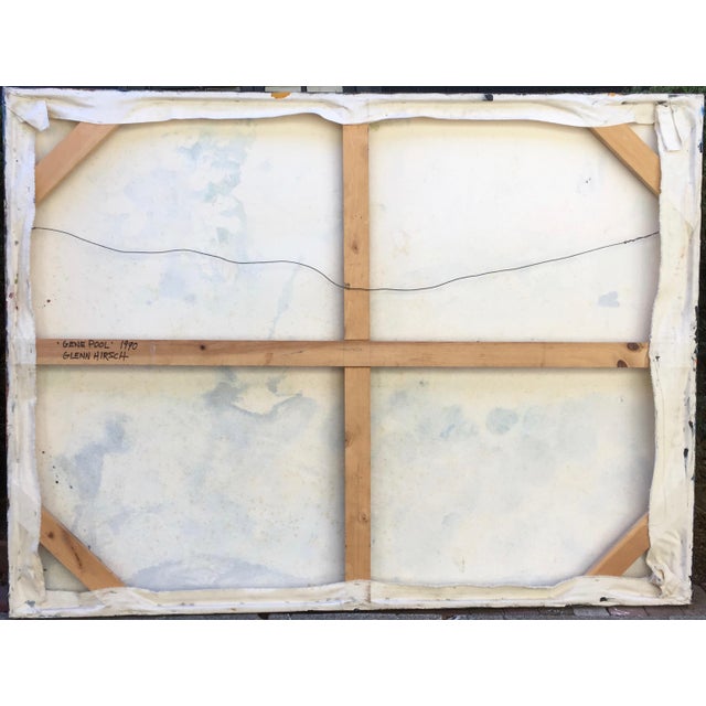 1990 "Gene Pool" Abstract Modern Painting by Glenn Hirsch | Chairish