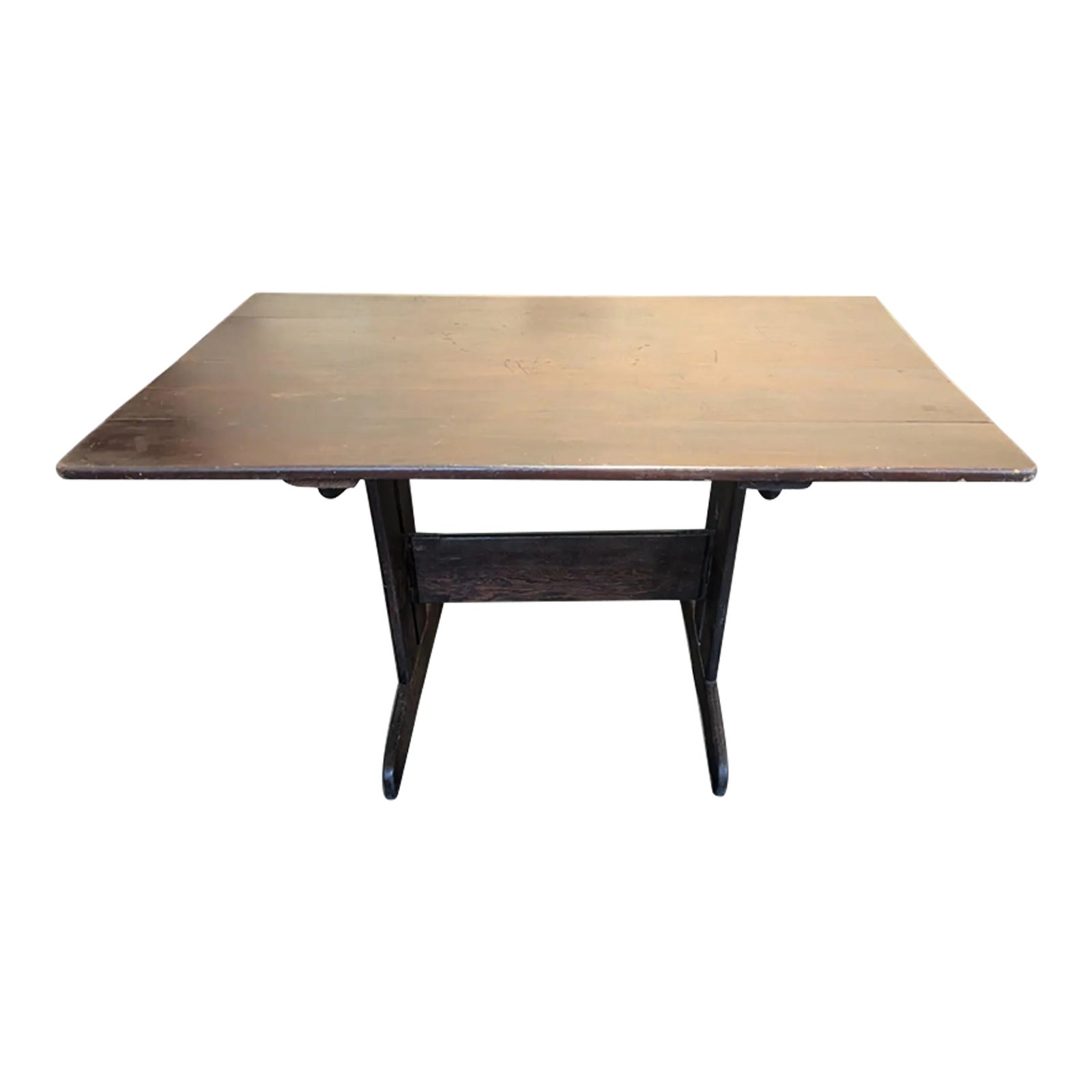1910s Antique George Tomlinson Take Down Table - Library or Dining ...