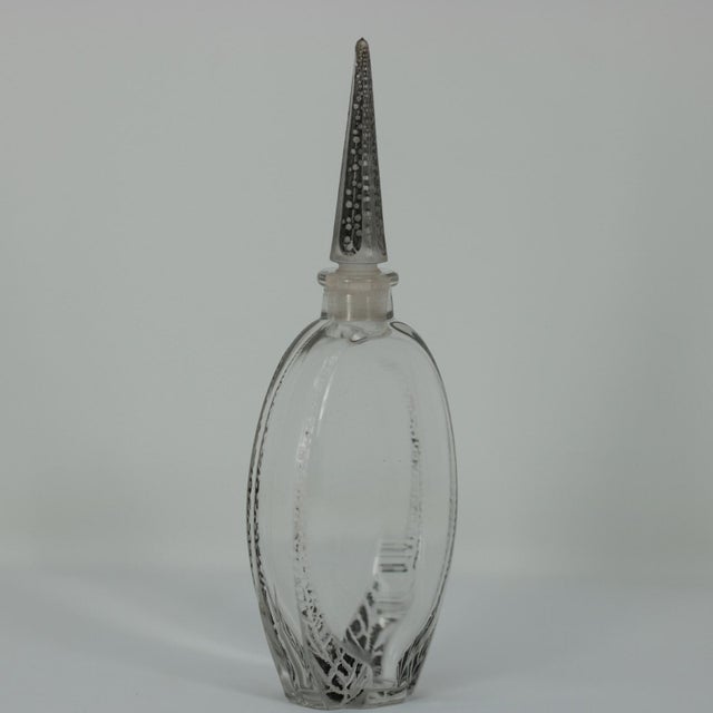 Rene Lalique Glass Renaud Perfume Bottle | Chairish
