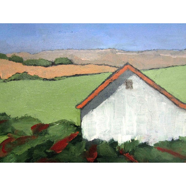 Field Rows & Farm Barn Art Lynne French Landscape Oil Painting 11x14 ...