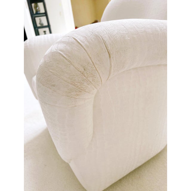 1990s Interior Crafts Chicago Swivel Club Chairs - a Pair | Chairish
