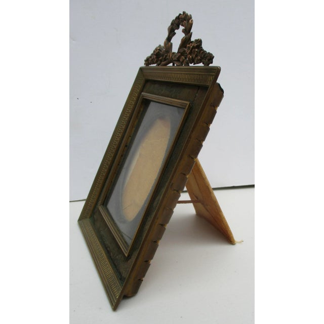 Antique French Bronze Photo Frame Circa 1900 | Chairish