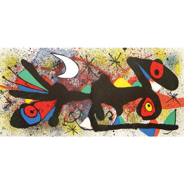1974 Joan Miro Signed Original Lithograph Ceramique 2 | Chairish