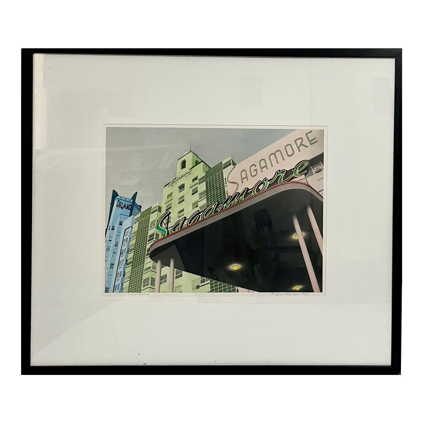 Lisa Klausner1980s Collins Av Lisa Klausner South Beach Photograph Print Miami Beach Art Deco ...