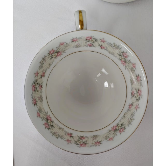 Rc Japan Royal Crown, Pink Rose China Tea Set for 11, #589, 25 Pieces ...