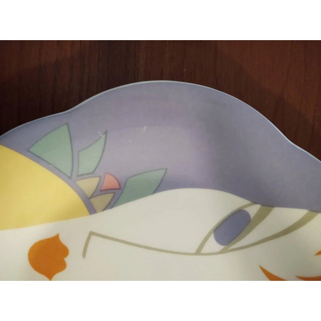 1980s “Visage” Salad Plates and a Cream and Sugar Set by Larry Laslo ...