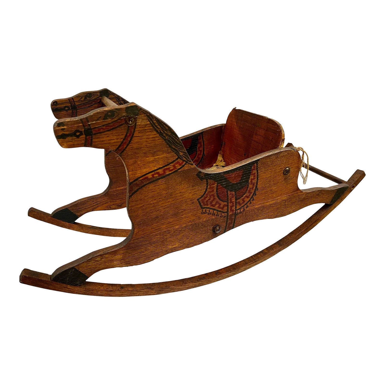 Late 1800s Handcrafted Rocking Horse Seat | Chairish