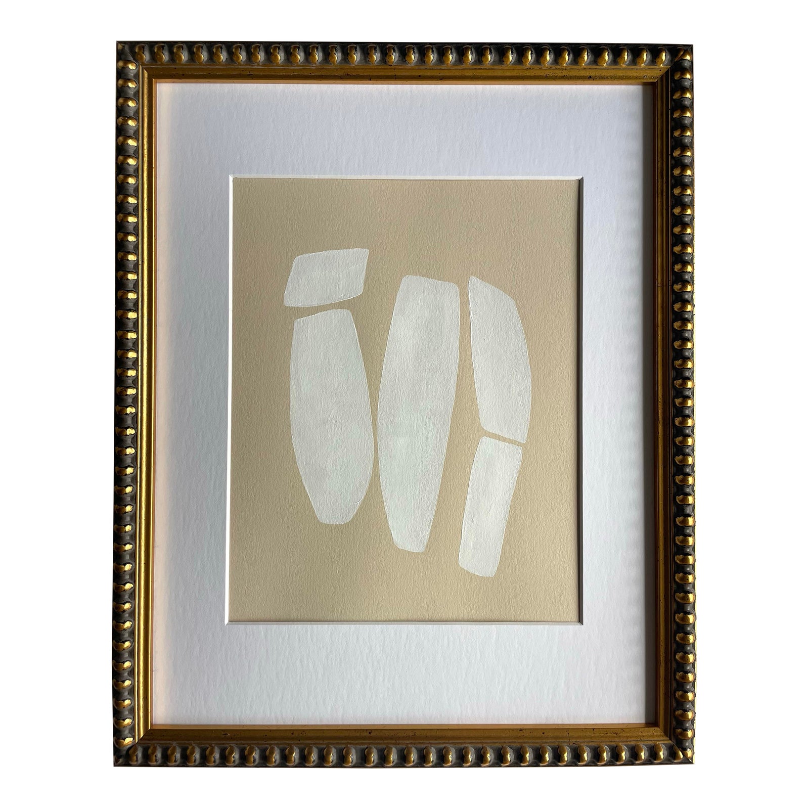 2026 "Il Guardiano" Abstract Minimalist Painting on Paper by Artist r.k ...