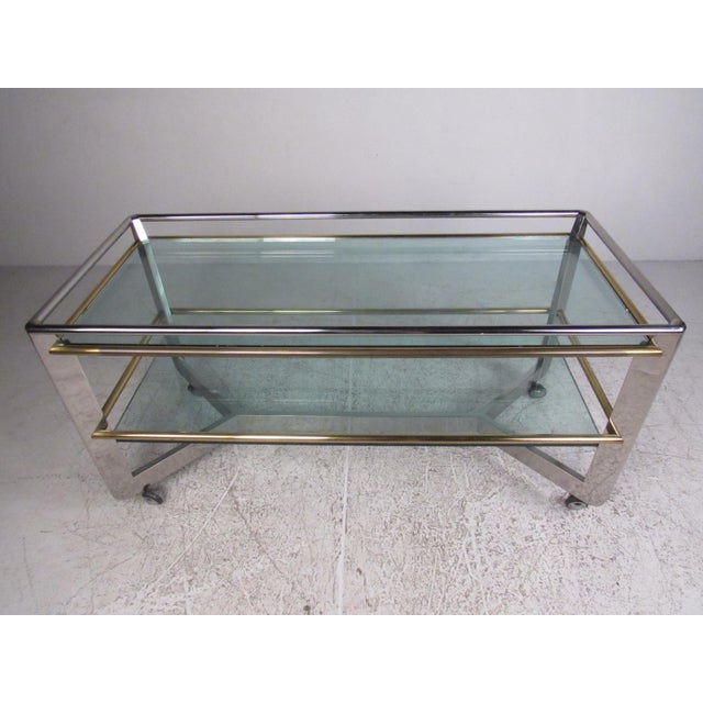 Large Modern Service Trolley or Display Cart | Chairish