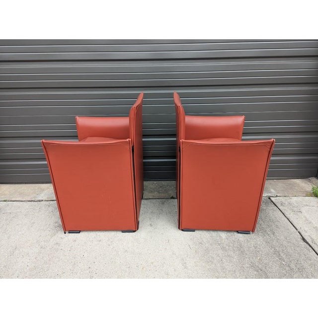 Late 20th Century 401 Break Arm Chairs by Mario Bellini for Cassina in ...
