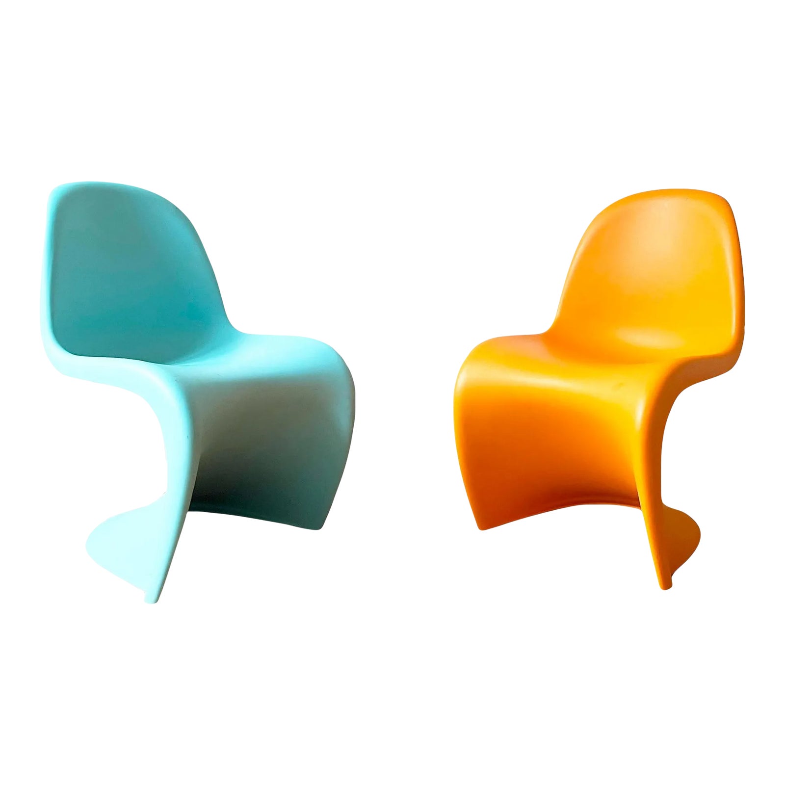 Mid-Century Modern Panton Junior Kids Chairs by Verner Panton Vitra ...