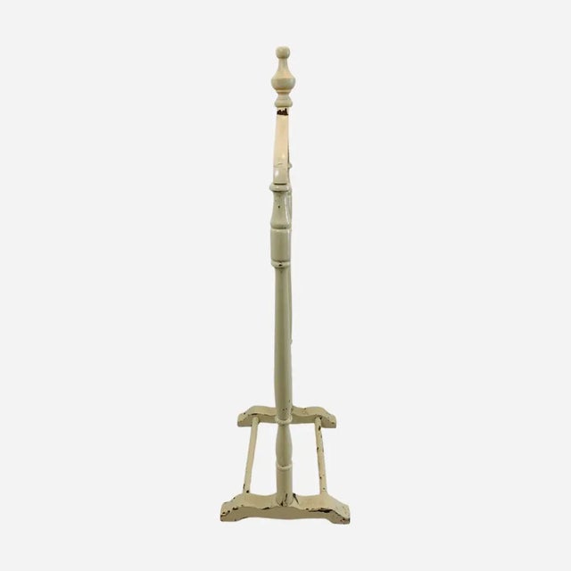 Antique English Victorian Gentleman’s Valet Butler Rack With Hat Holder ...