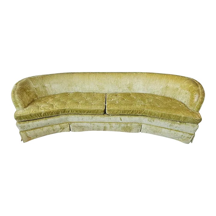 Drexel Heritage Lime Green Dorothy Draper Sofa | Chairish