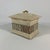 Inlaid Stone Box With Inlay Pattern and Brass Handle | Chairish