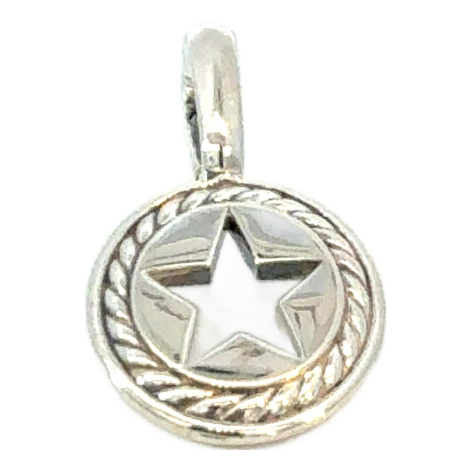 1990s David Yurman Star Amulet Pendant Sterling Silver Estate | Chairish