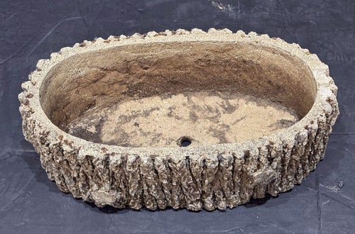 faux stone trough
