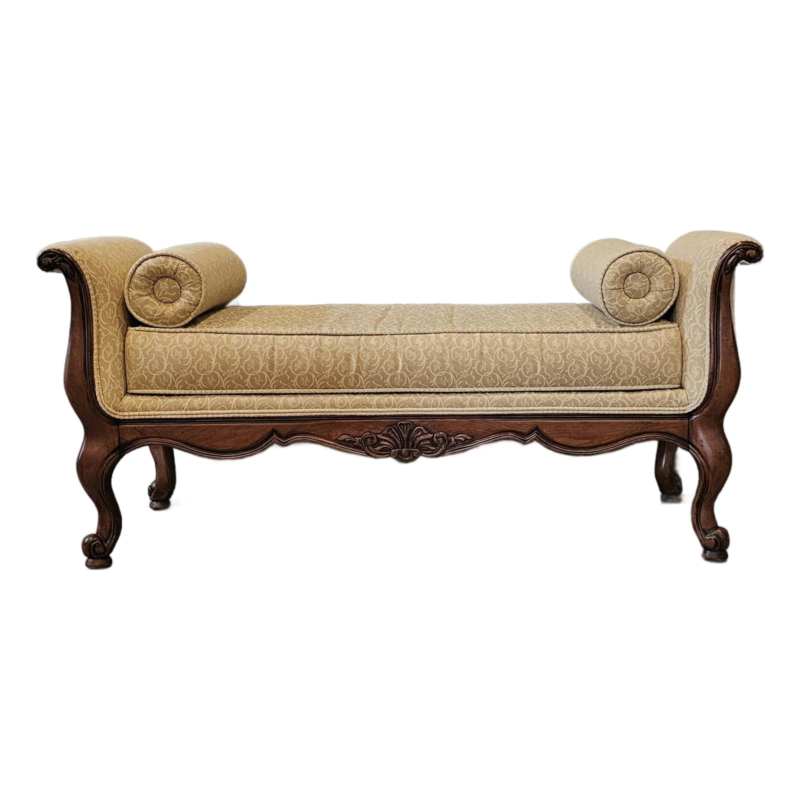 Ethan Allen French Country Belfiore Bench | Chairish