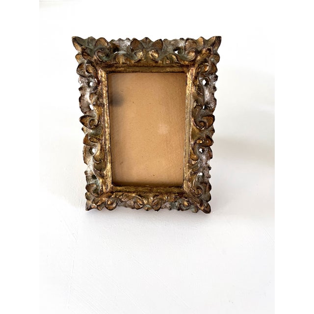 Mini Florentine Picture Frames - Set of 5 | Chairish