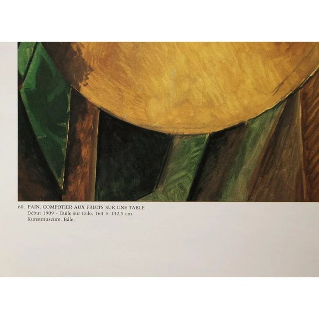 1985 After Pablo Picasso, "Bread, Fruit Bowl on a Table" Original ...