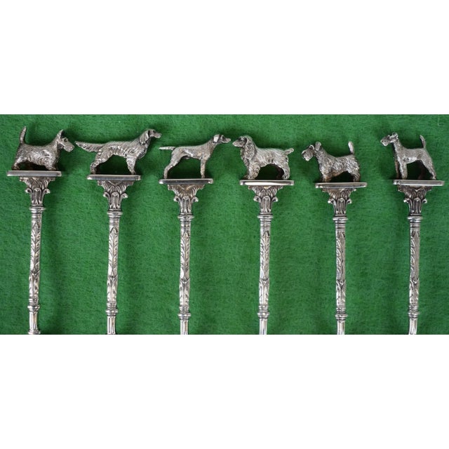 Mid 20th Century Set of 6 Abercrombie & Fitch English Sterling Silver ...