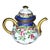 1950s French Limoges Hand Painted Teapot Trinket Box | Chairish