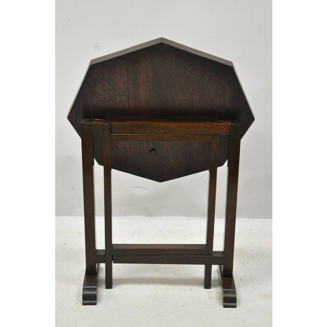 Antique Chinese Carved Hardwood Folding Gate Leg Table With Figural ...