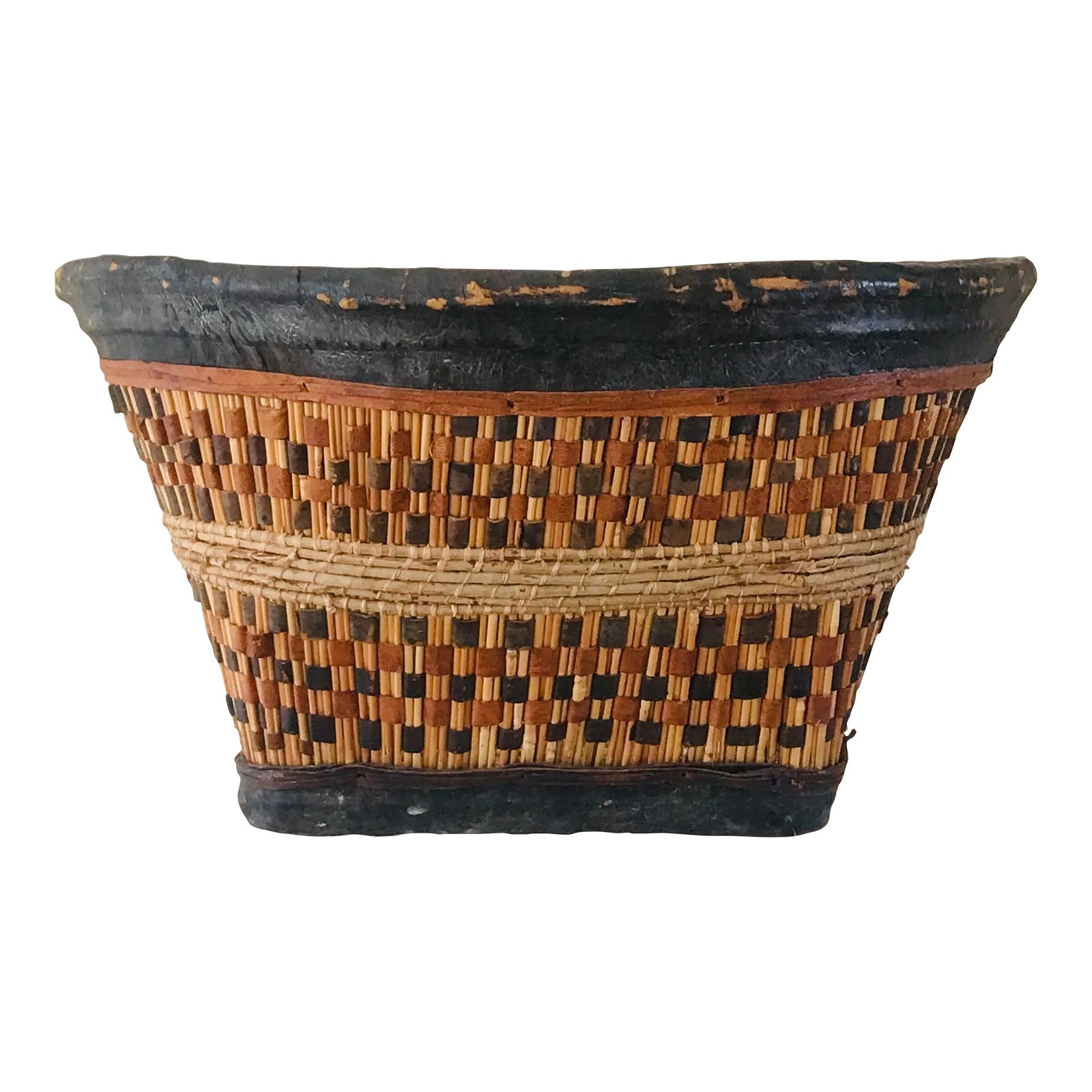 Mid 20th Century African Dogon Basket | Chairish