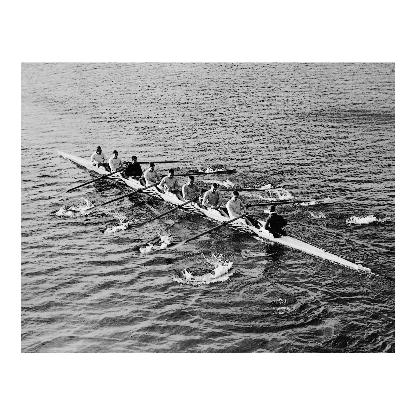1938 Harvard Crew Rowing Photograph | Chairish