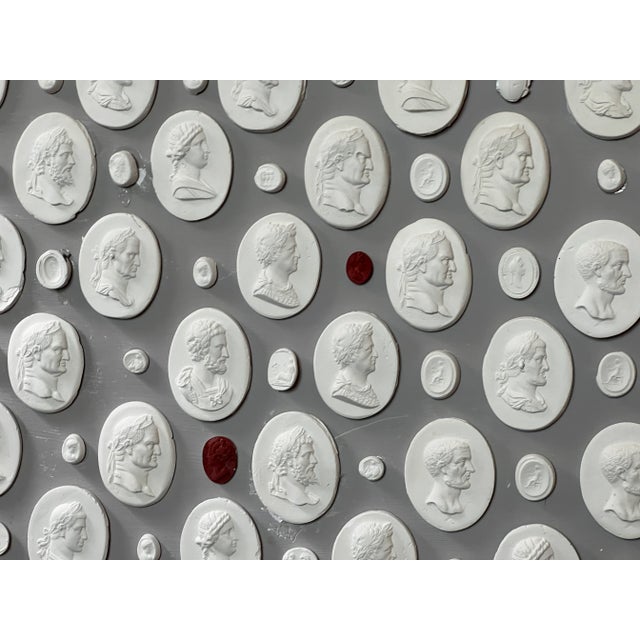 Architectural Grand Tour Revival Style Wall Hanging Panel With Roman ...