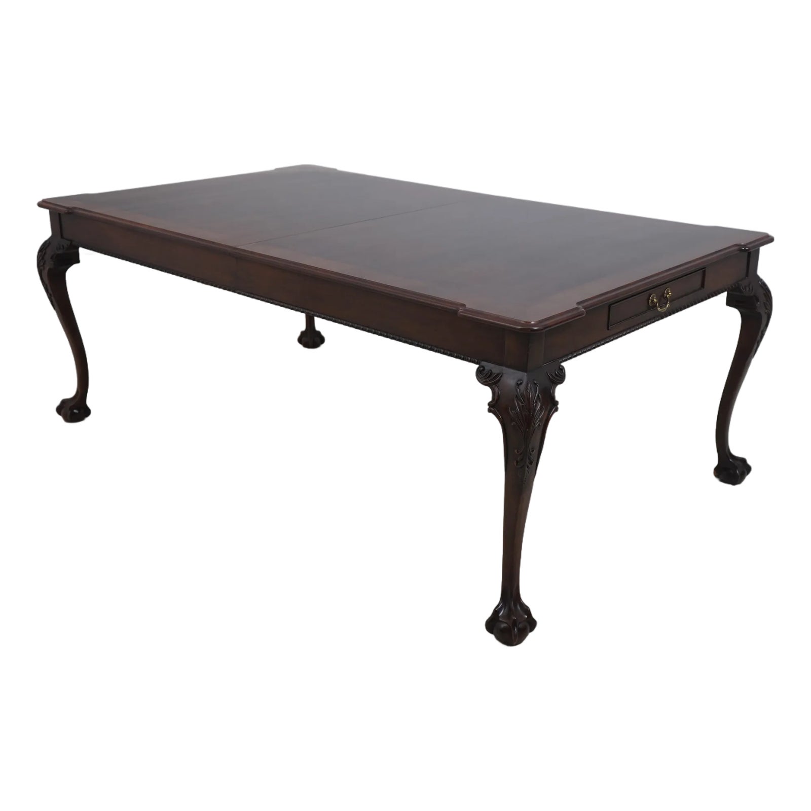 Henredon Rittenhouse Square Walnut Dining Room Table | Chairish