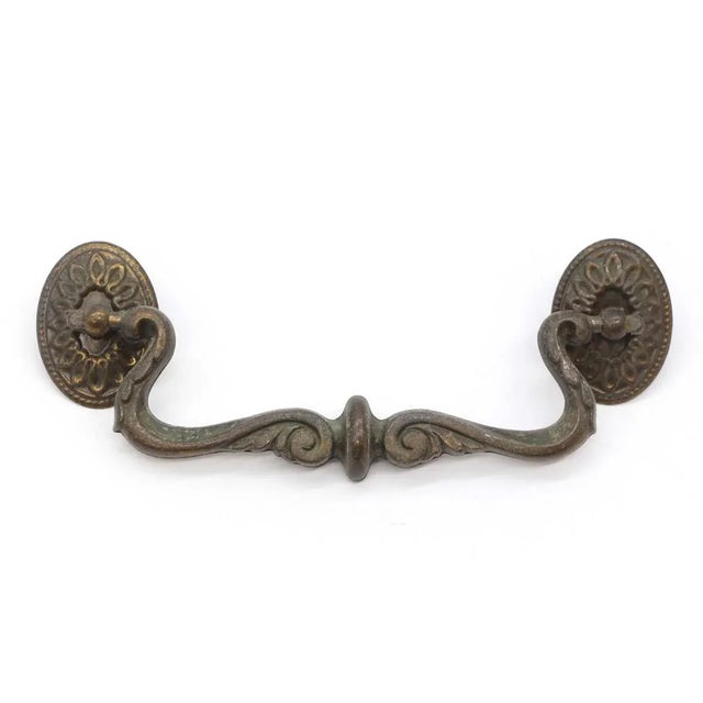 Pair of Vintage Victorian Style 6.25 In. Brass Bridge Drawer Pulls ...