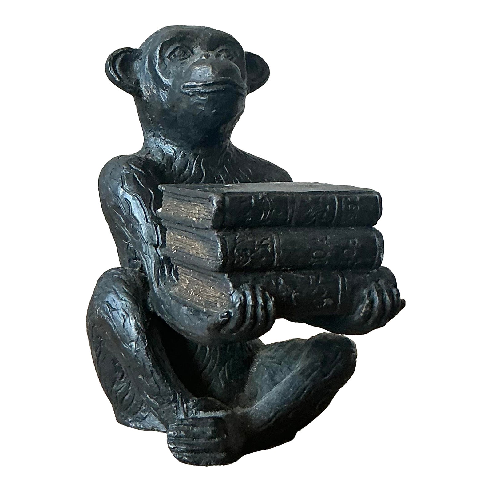 Vintage Boho Metal Monkey | Chairish