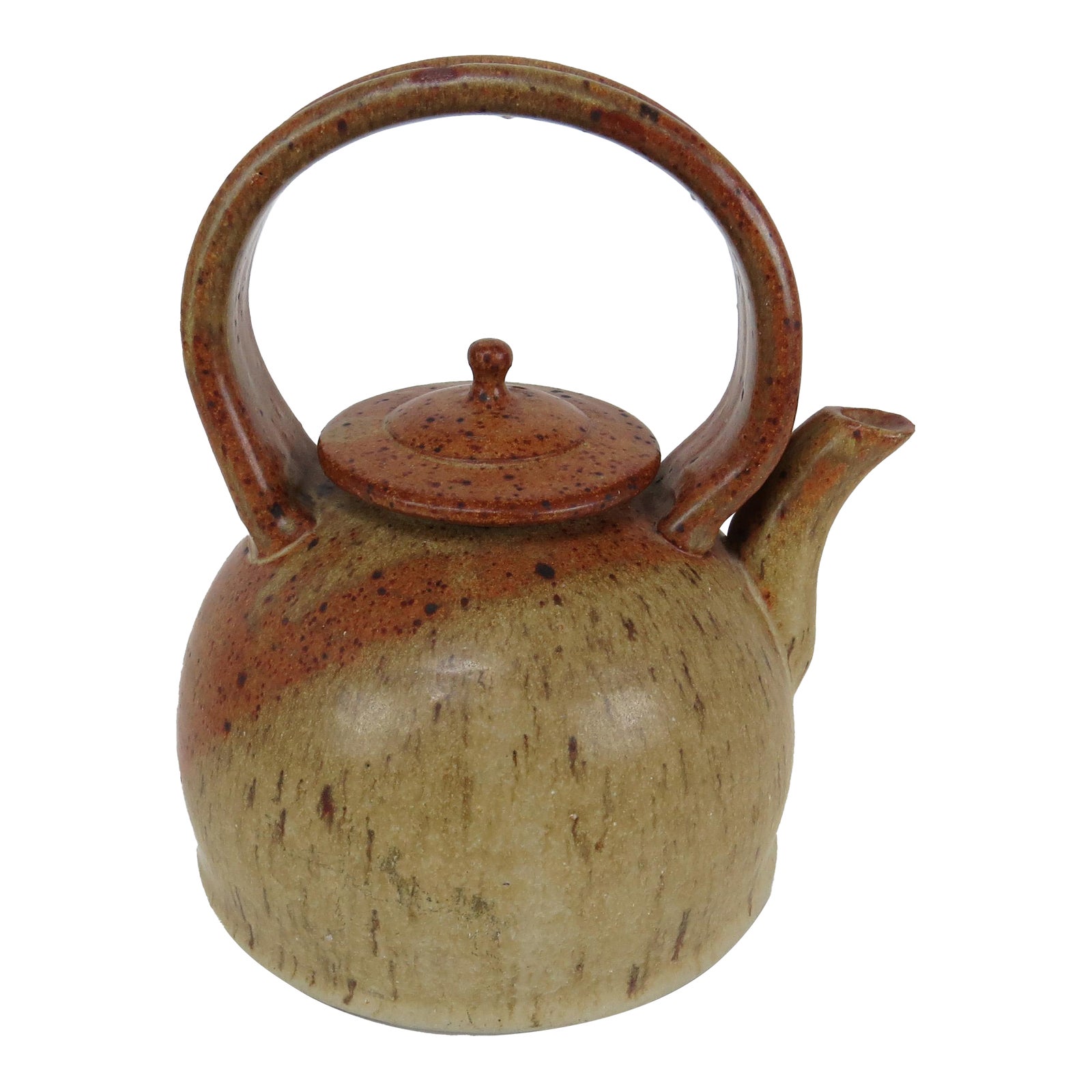 Late 20th Century Dave DeSalvo Studio Art Pottery Teapot Hand Thrown ...