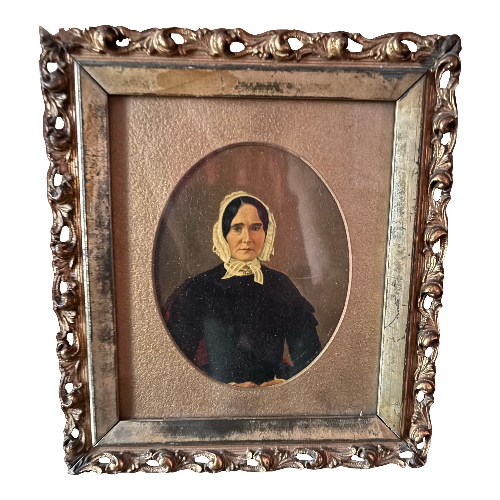19th Century Portrait of Mayflower Descendent Mrs Amanda Alden ...