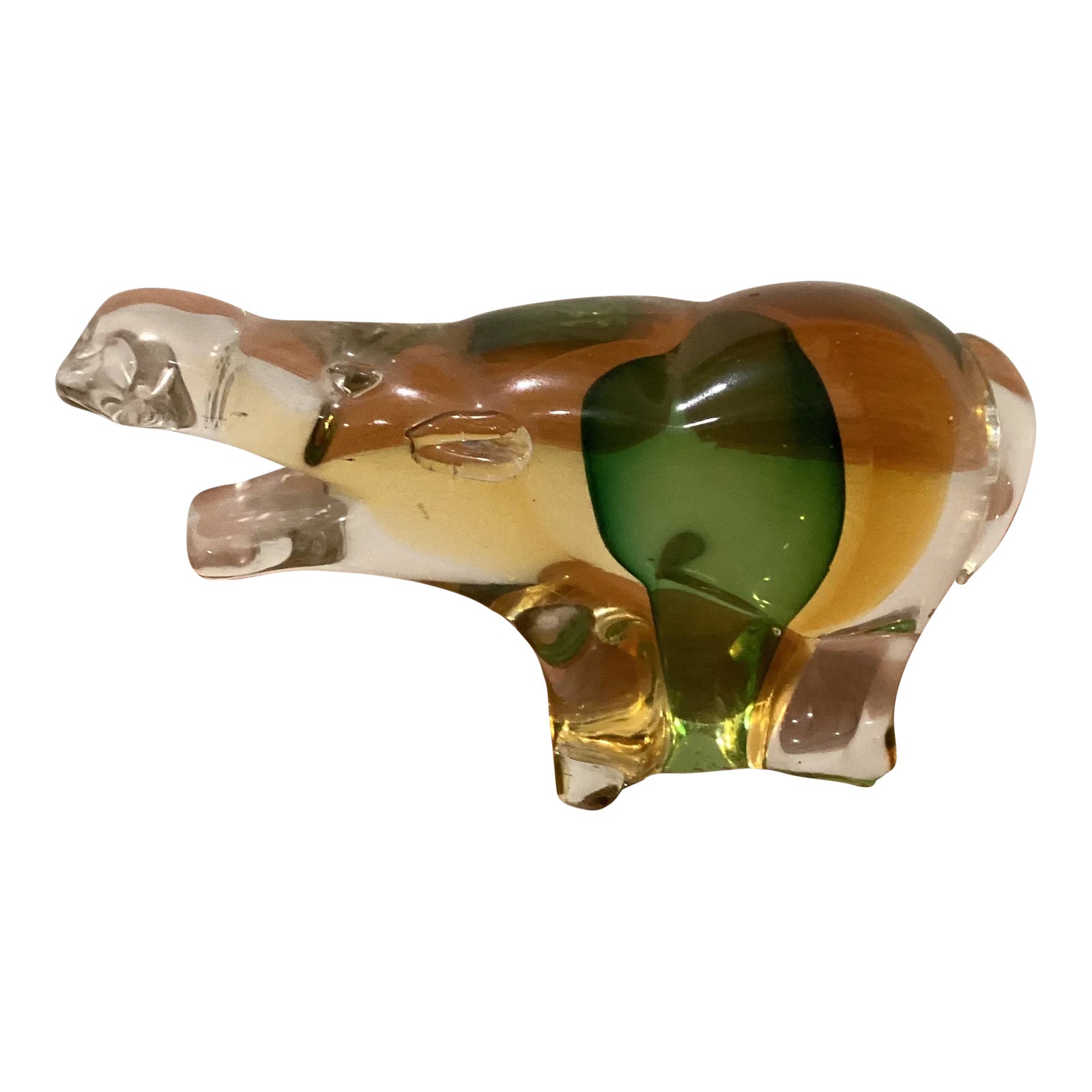 Mid 20th Century Italian Murano Style Modern Art Glass Paperweight ...