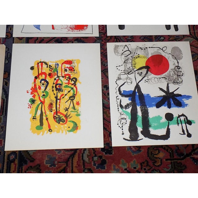 Authentic Vintage Mid 20th Century Modern Abstract Joan Miro ...