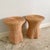 Wicker Woven Trompe l'Oeil Style Ghost Side Table a Pair | Chairish