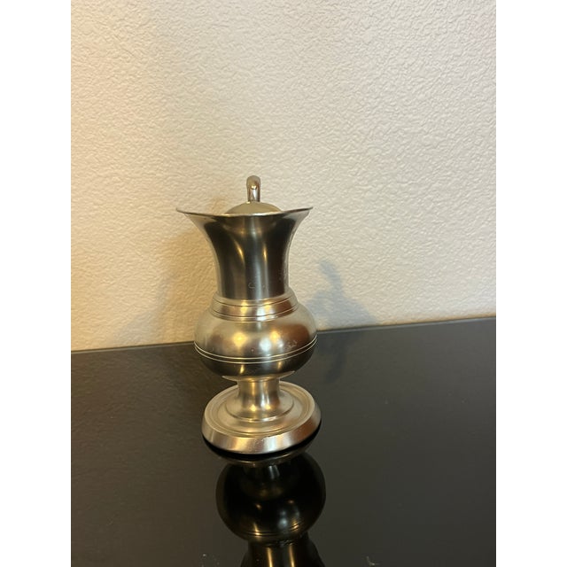 1930s Metawa Dutch Pewter Pitcher | Chairish