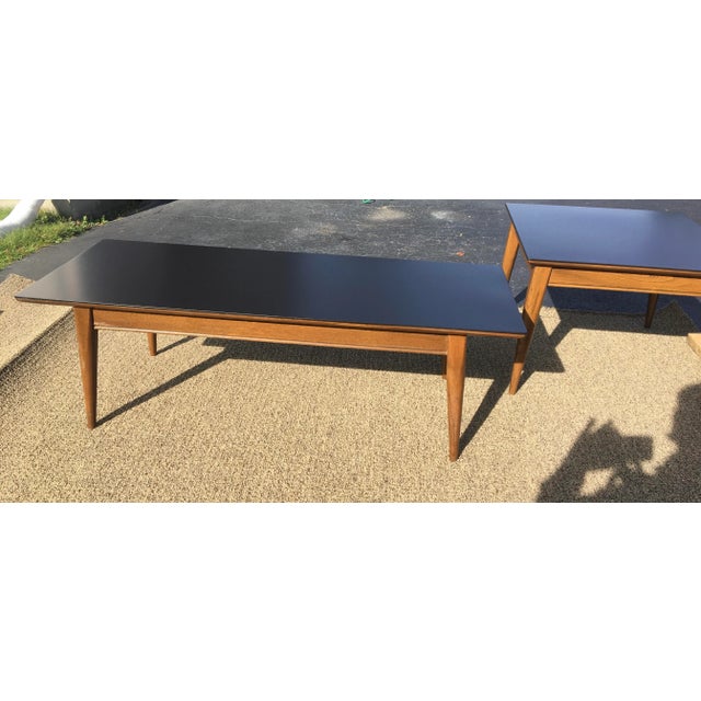 Mid Century Modern Coffee Table and Side Table Set of 2 | Chairish