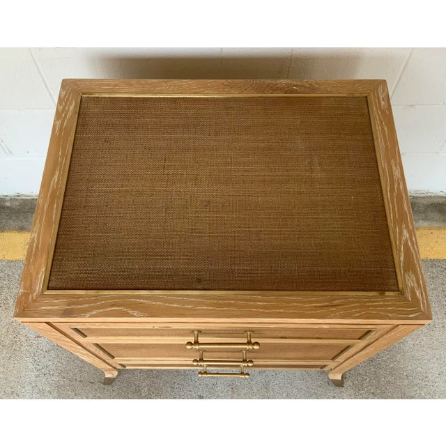 Villa & House Modern Cerused Oak Paulina Side Table | Chairish