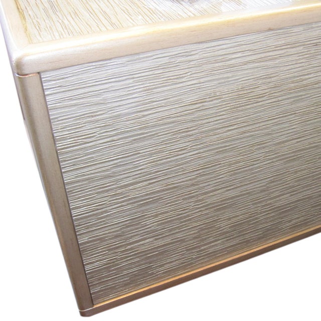 Modern Cocktail Table - Kyoto Glass | Chairish