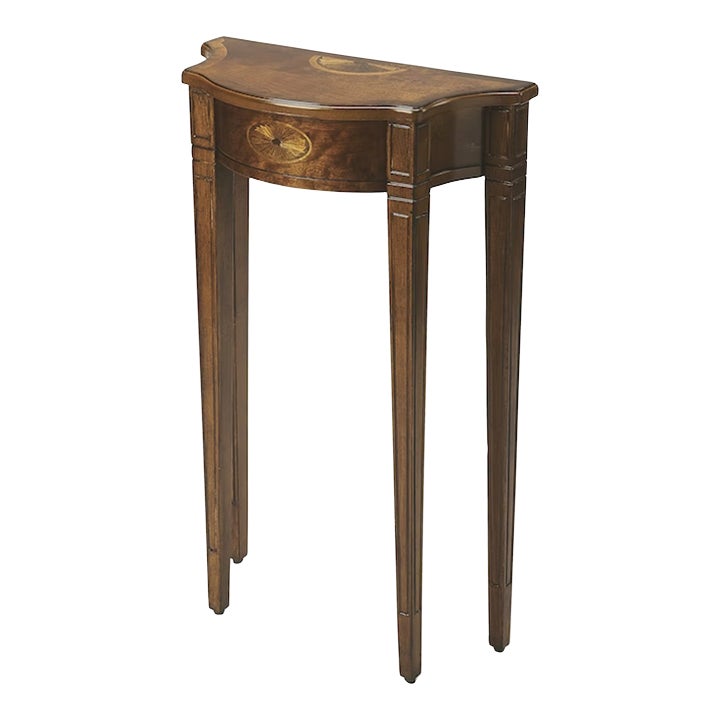 Chester Console Table, Medium Brown | Chairish