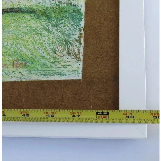 1980s Painting on Board Mountain House by Doug Post | Chairish