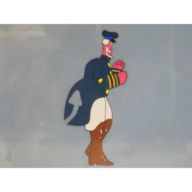 The Beatles Framed 1968 Yellow Submarine Old Fred Animation Cel | Chairish