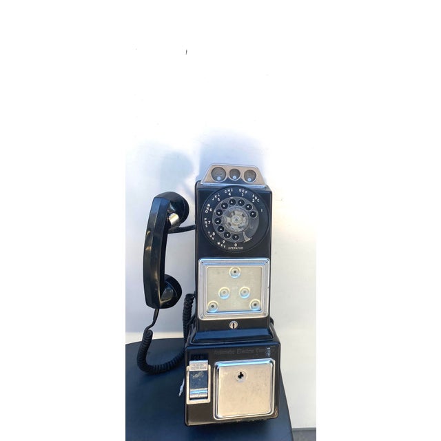 Vintage Early 20th Century Automatic Electric Company Black Rotary Wall ...