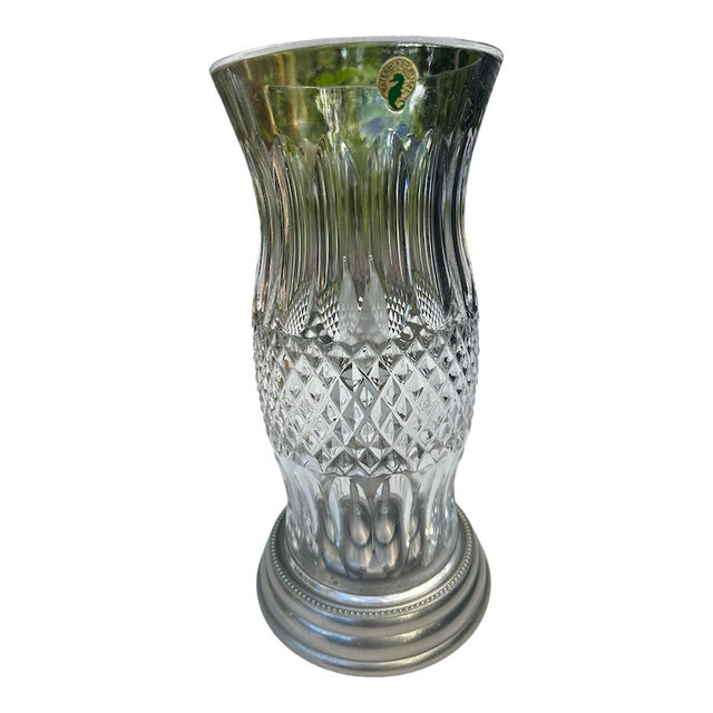 Traditional Silver Waterford Crystal Colleen Lamp | Chairish