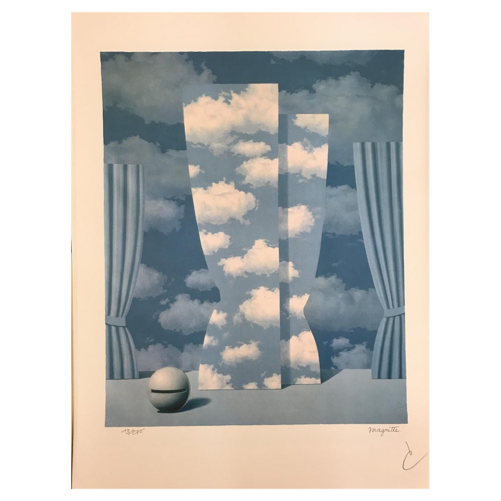 After René Magritte, The Lost Sentence, Lithograph | Chairish